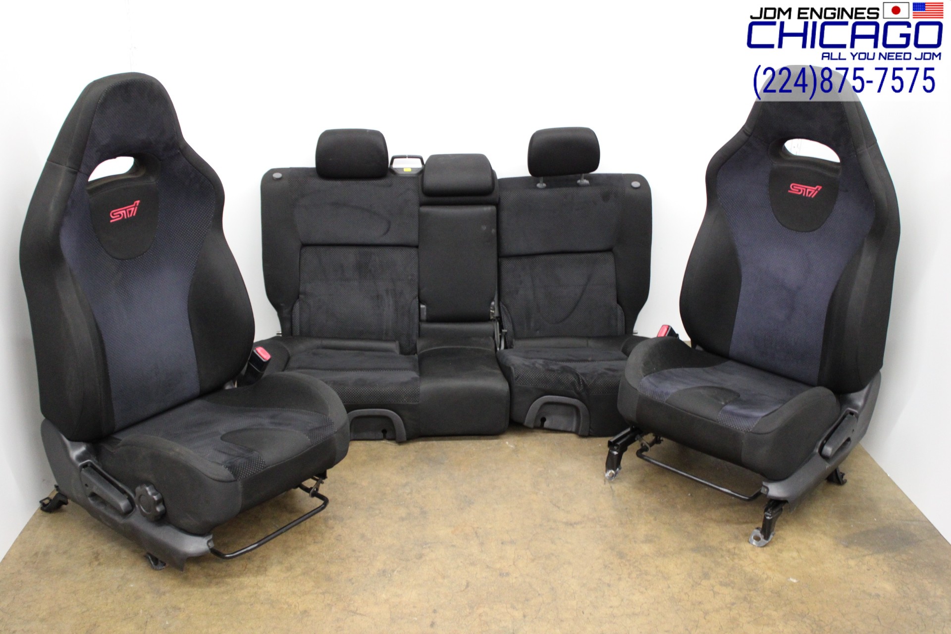 JDM 2003-2008 SUBARU FORESTER SG9 STI FRONT AND REAR SEATS | JDM ...