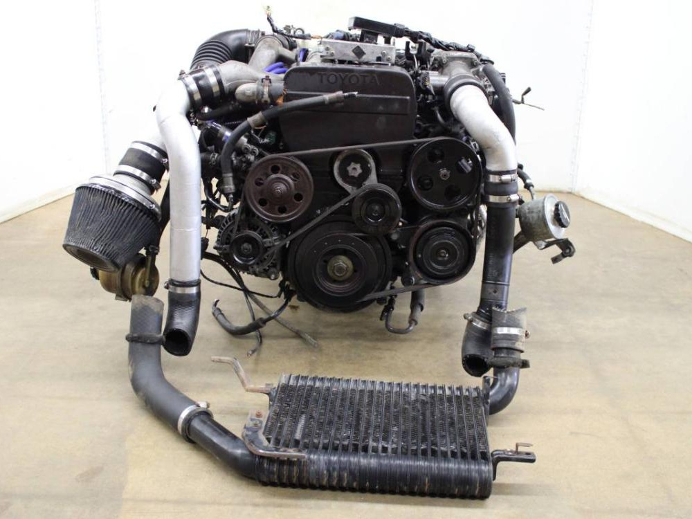 JDM 93-96 Toyota 1JZ-GTE NON VVTI Twin Turbo Engine 5 Speed R154 M/T ...