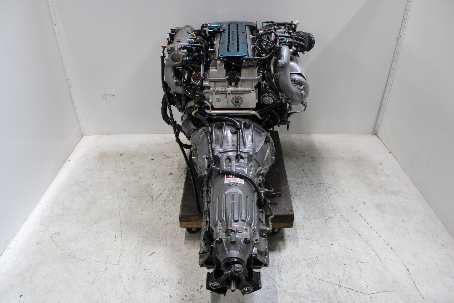 JDM 98-05 TOYOTA 2JZ-GTE VVT-I 3.0L I6 ENGINE WITH A/T + ECU WIRING ...