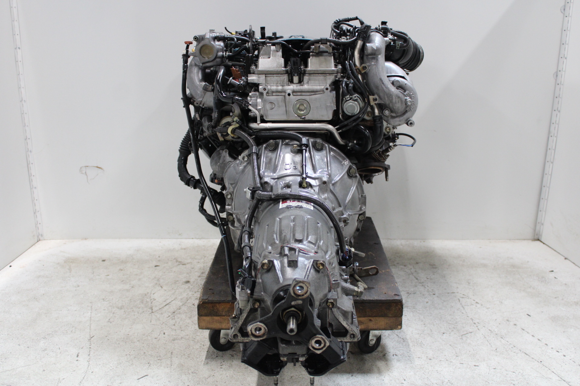 JDM 98-05 TOYOTA 2JZ-GTE VVT-I 3.0L I6 ENGINE WITH A/T + ECU WIRING ...