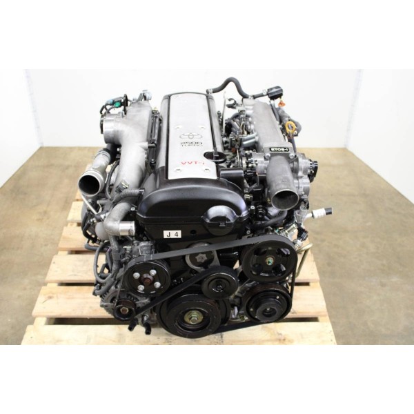 JDM 1JZ-GTE VVT-I 2.5L INLINE 6 TUBRO ENGINE AND AUTOMATIC TRANSMISSION ...