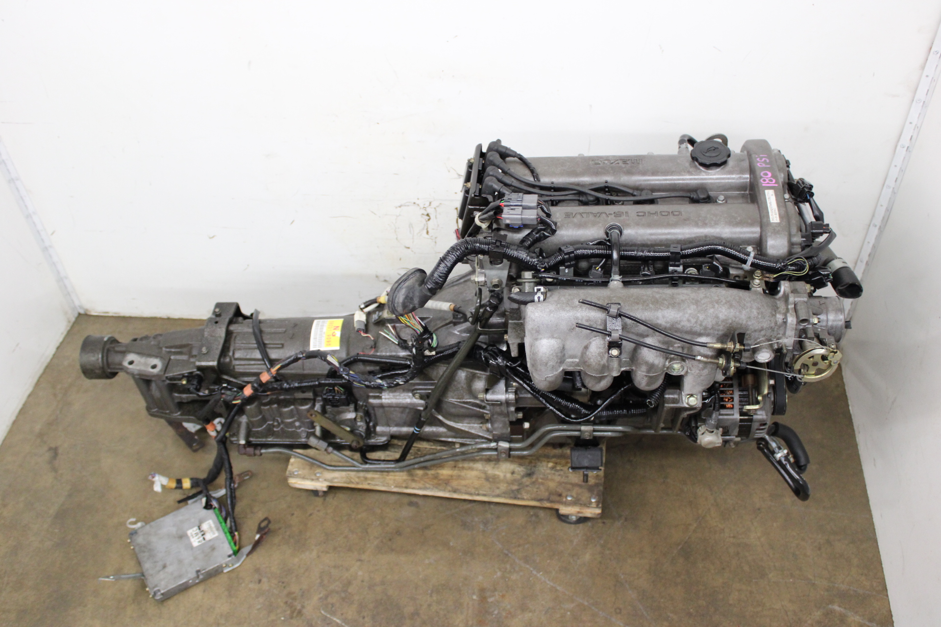 JDM 1999-2000 MAZDA MIATA MX-5 B6 1.6L DOHC 4CYLINDER ENGINE WITH ...