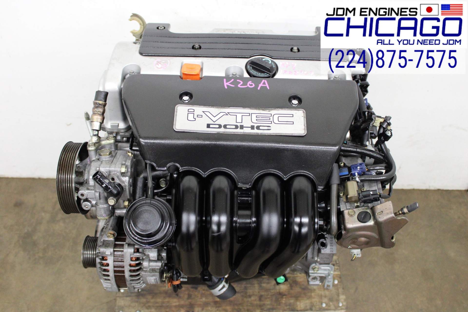 JDM 2002-2005 HONDA CIVIC 2002-2006 ACURA CSX & HONDA CRV K20A DOHC ...