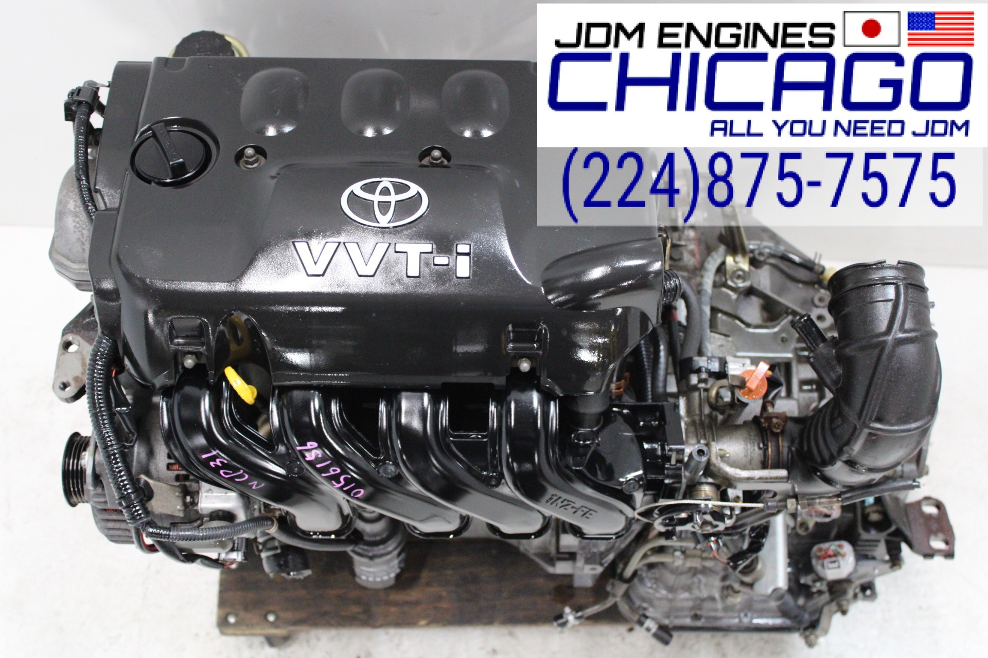 Toyota Echo 2000 2001 2002 2003 2004 2005 1NZ 1.5L 1NZ-FE Engines | JDM ...