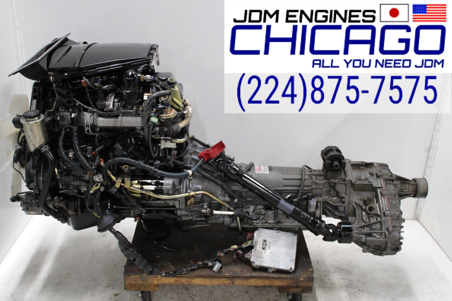 TOYOTA 1KZ-TE 3.0L TURBO ENGINE WITH AWD A/T | JDM Engines Chicago