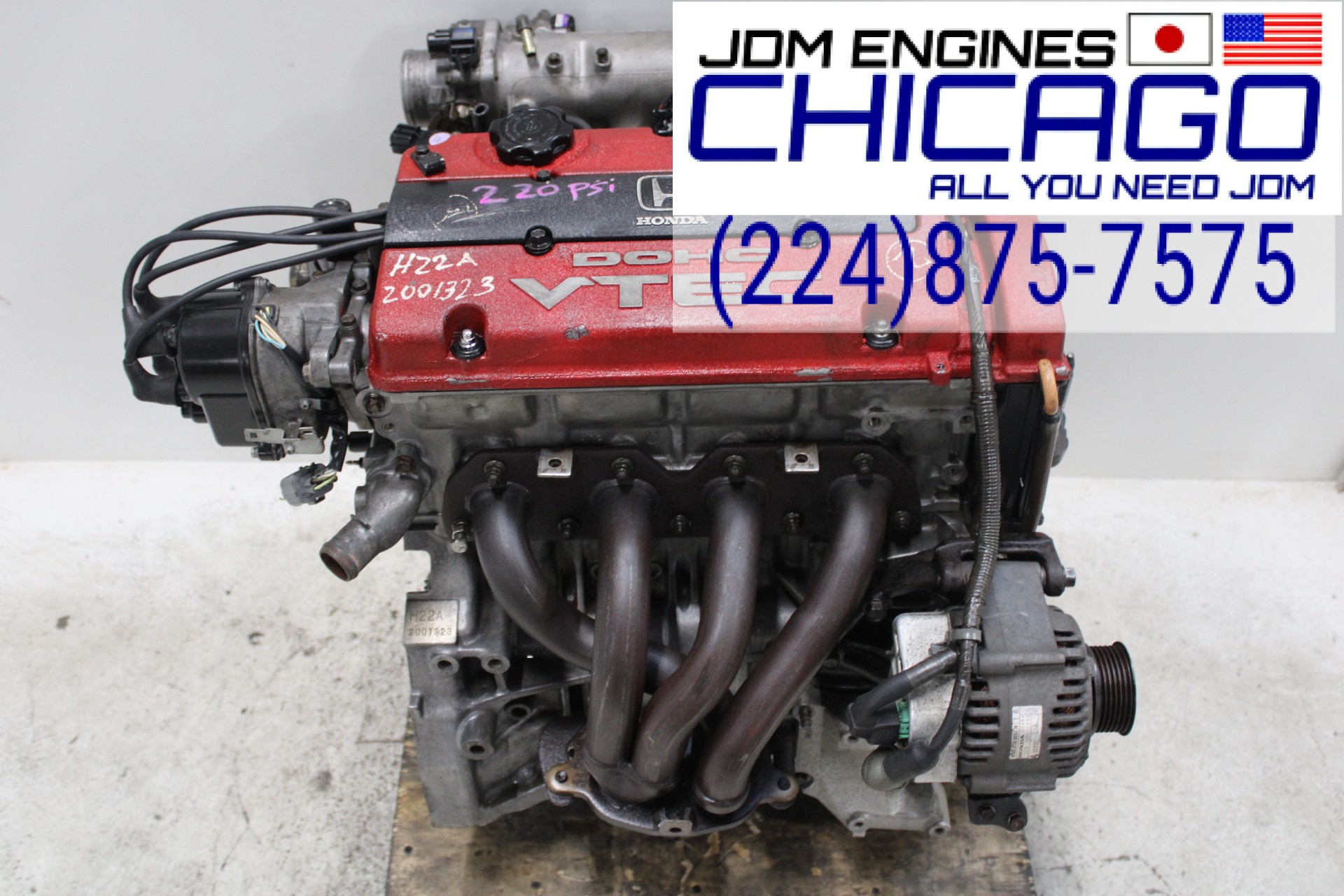 JDM HONDA PRELUDE, HONDA ACCORD H22A TYPE-R 2.2L DOHC VTEC ENGINE | JDM ...