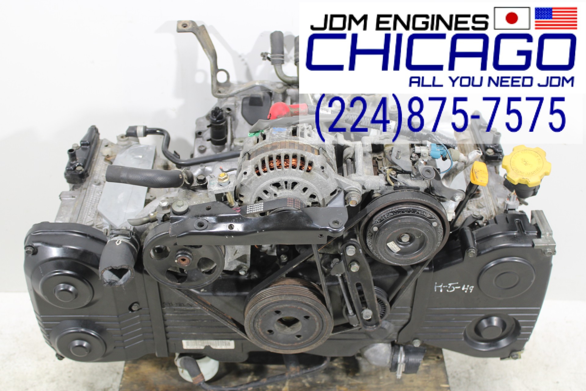 JDM 2002-2005 SUBARU IMPREZA WRX EJ205 2.0L DOHC TURBO NON-AVCS HEAD ...