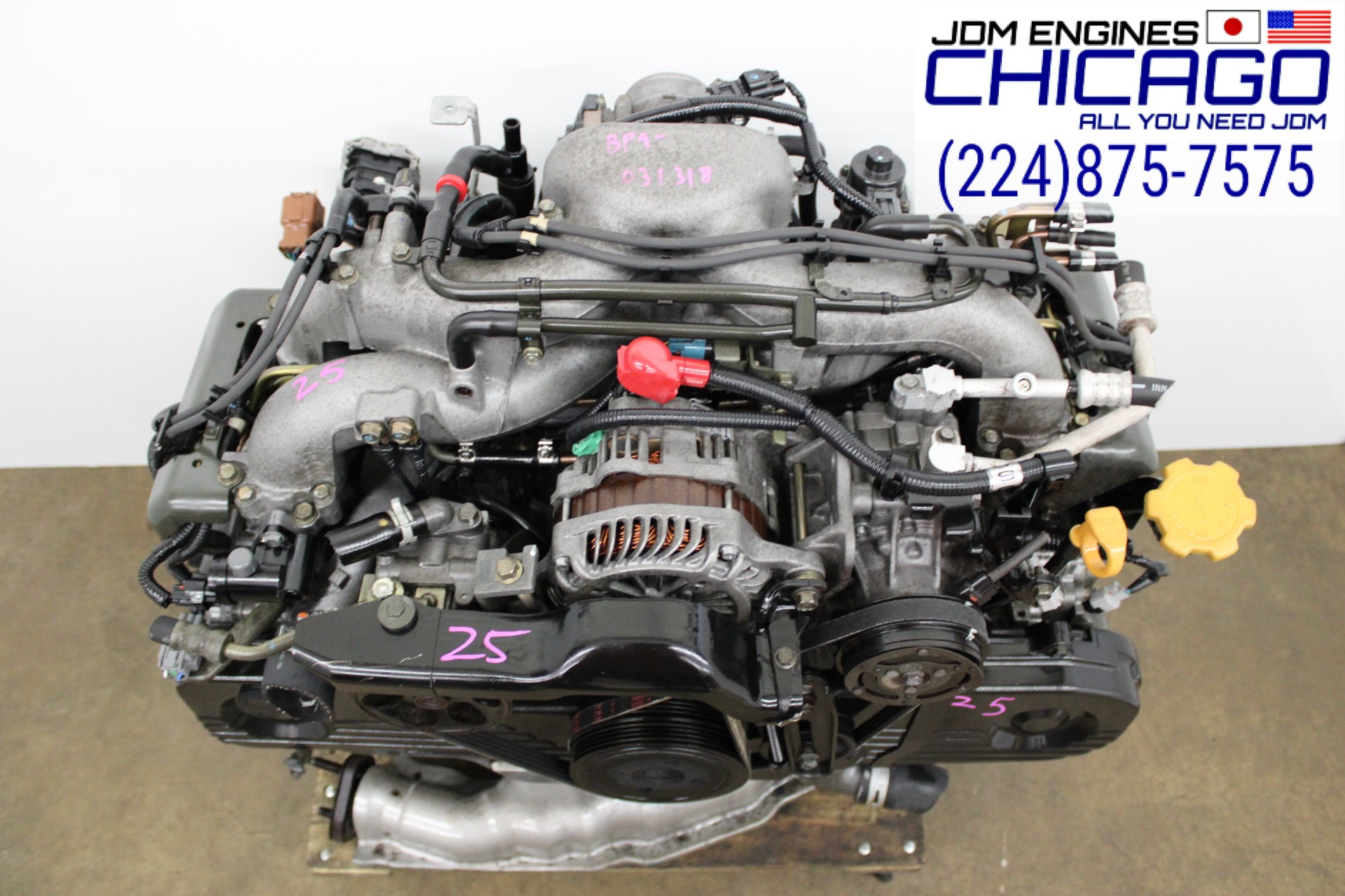 JDM 00-05 SUBARU IMPREZA FORESTER LEGACY OUTBACK BAJA EJ25 2.5L SOHC 4 ...