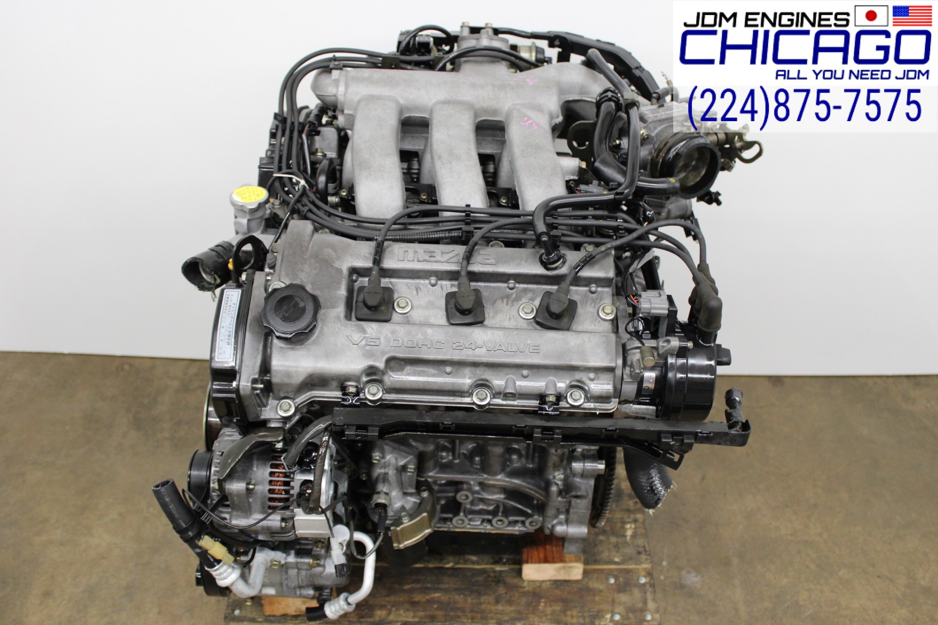 JDM 1993-1997 MAZDA KL-DE MAZDA MX6, FORD PROBE, MAZDA 626, 2.5L V6 DOHC ENGINE | JDM Engines ...