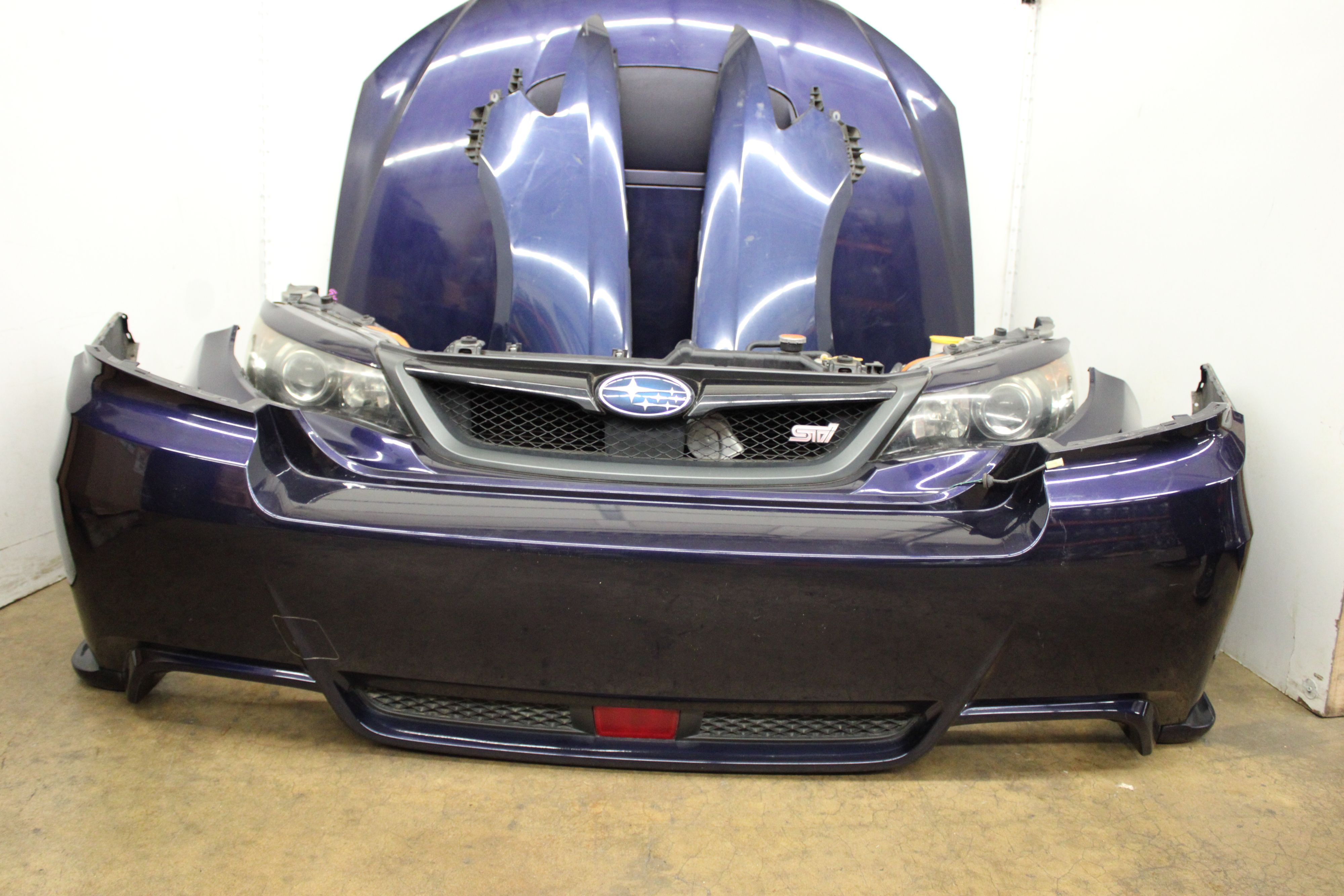 JDM 2008-2014 SUBARU IMPREZA WRX STI FRONT END NOSE CUT CONVERSION ...