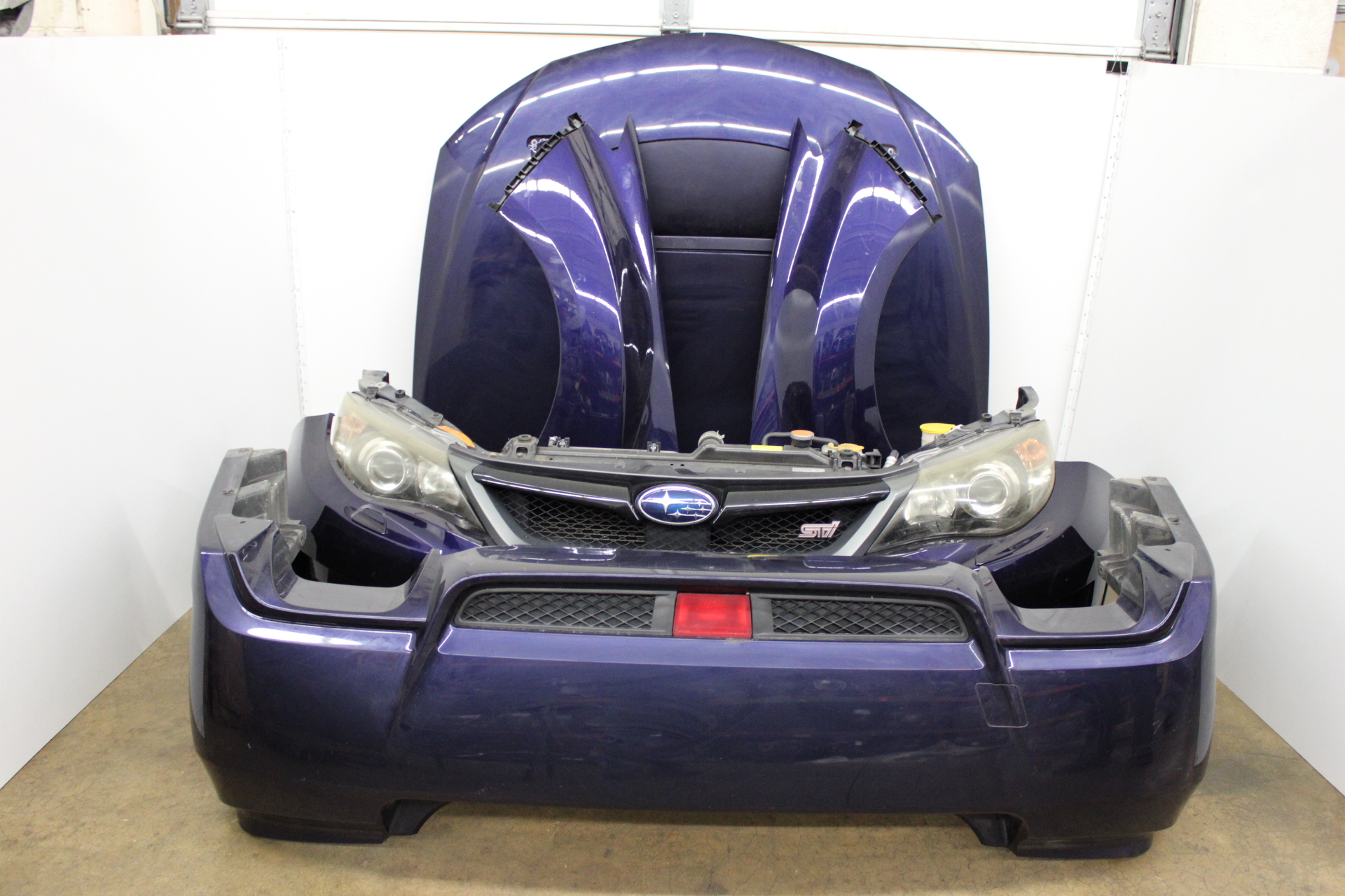 JDM 2008-2014 SUBARU IMPREZA WRX STI FRONT END NOSE CUT CONVERSION ...