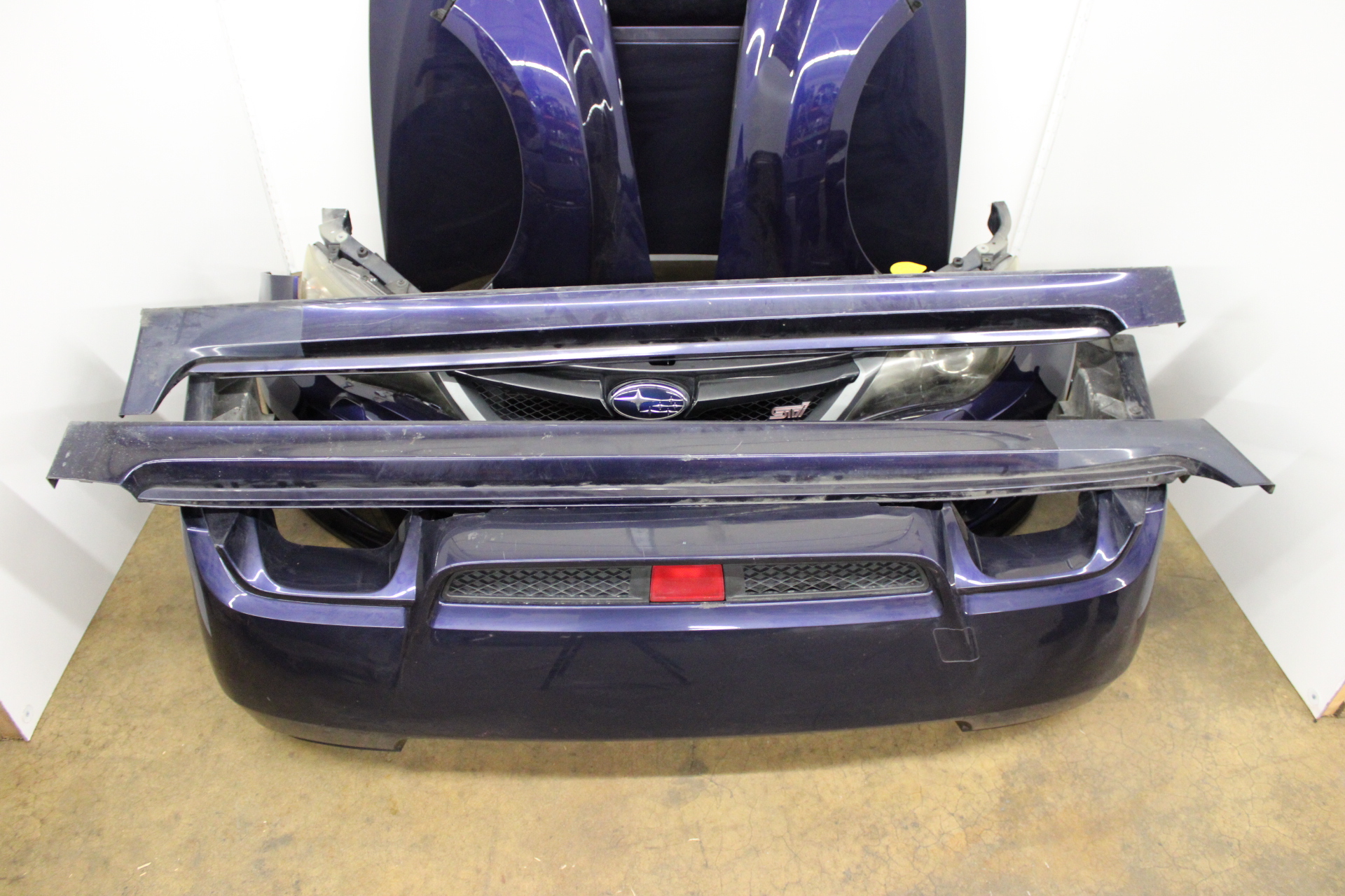 JDM 2008-2014 SUBARU IMPREZA WRX STI FRONT END NOSE CUT CONVERSION ...