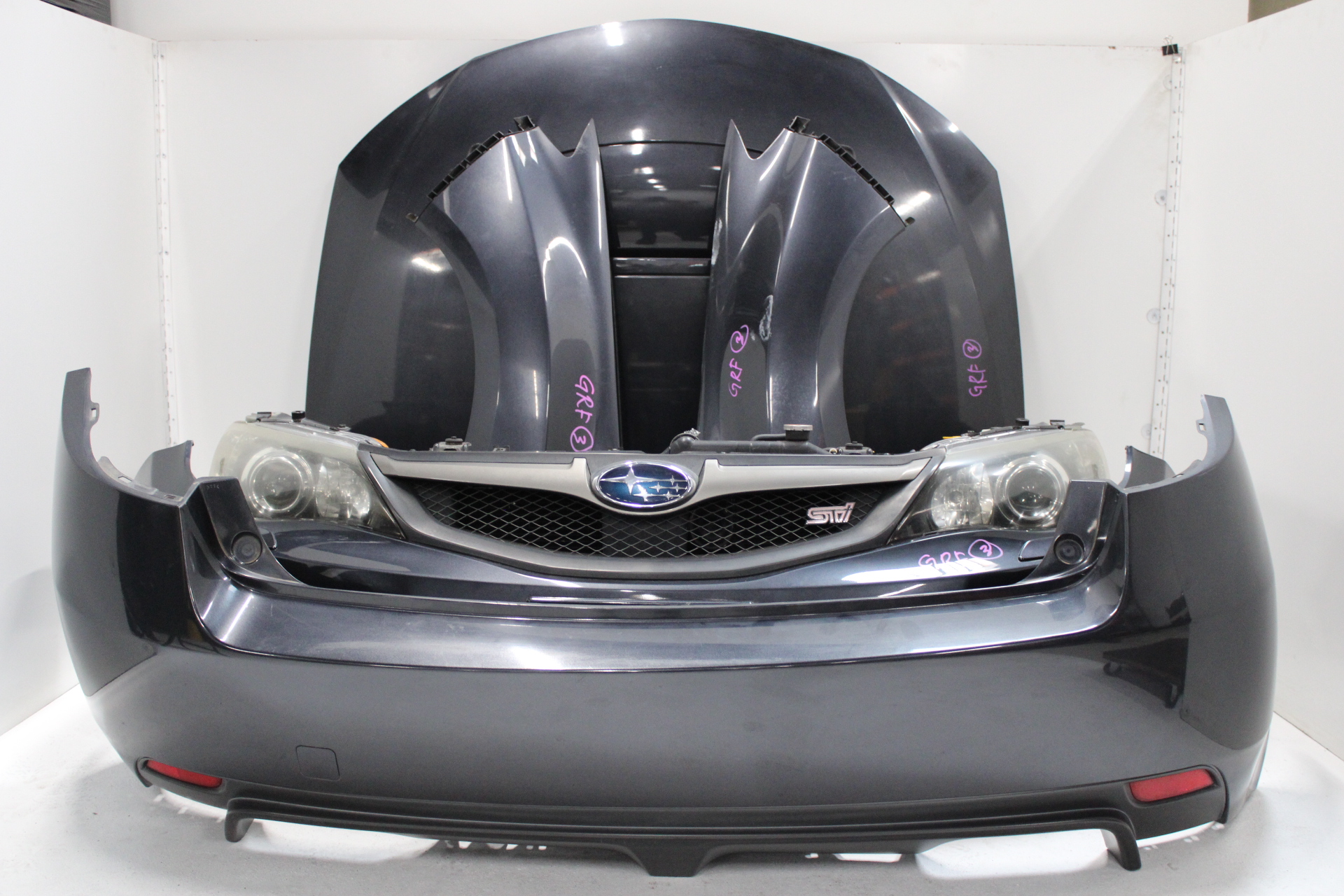 JDM 2008-2014 SUBARU IMPREZA WRX STI FRONT END NOSE CUT CONVERSION ...