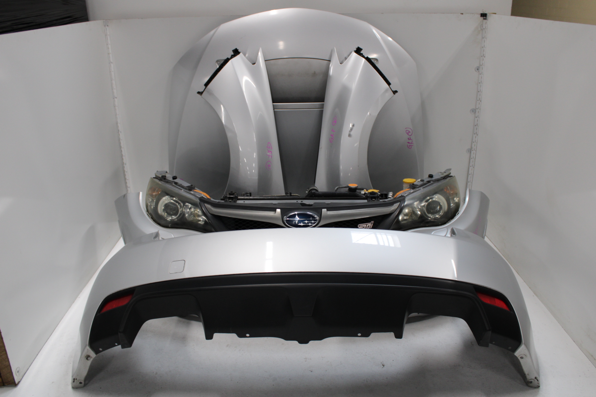 JDM 2008-2014 SUBARU IMPREZA WRX STI FRONT END NOSE CUT CONVERSION ...