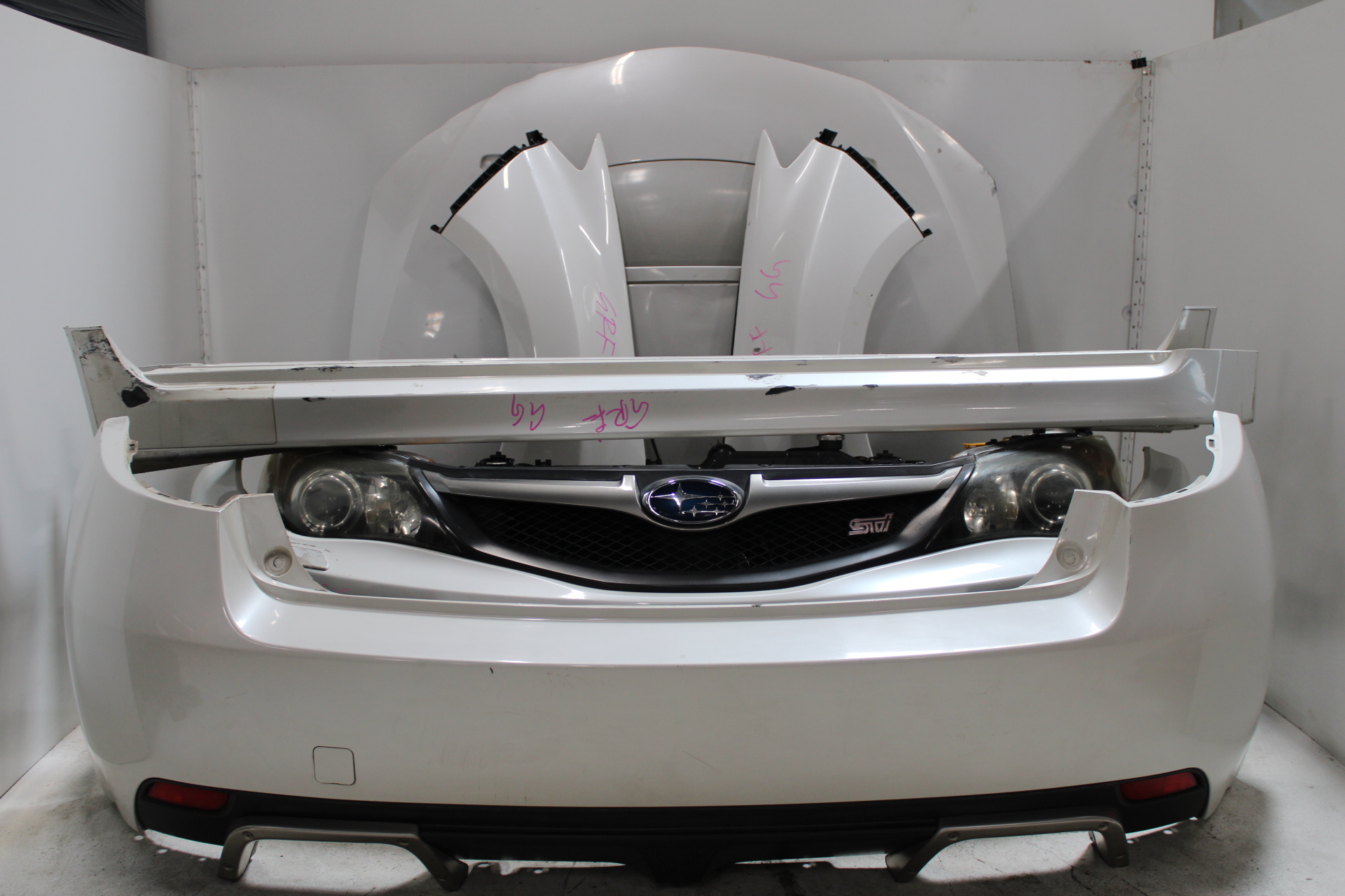 JDM 2008-2014 SUBARU IMPREZA WRX STI FRONT END NOSE CUT CONVERSION ...