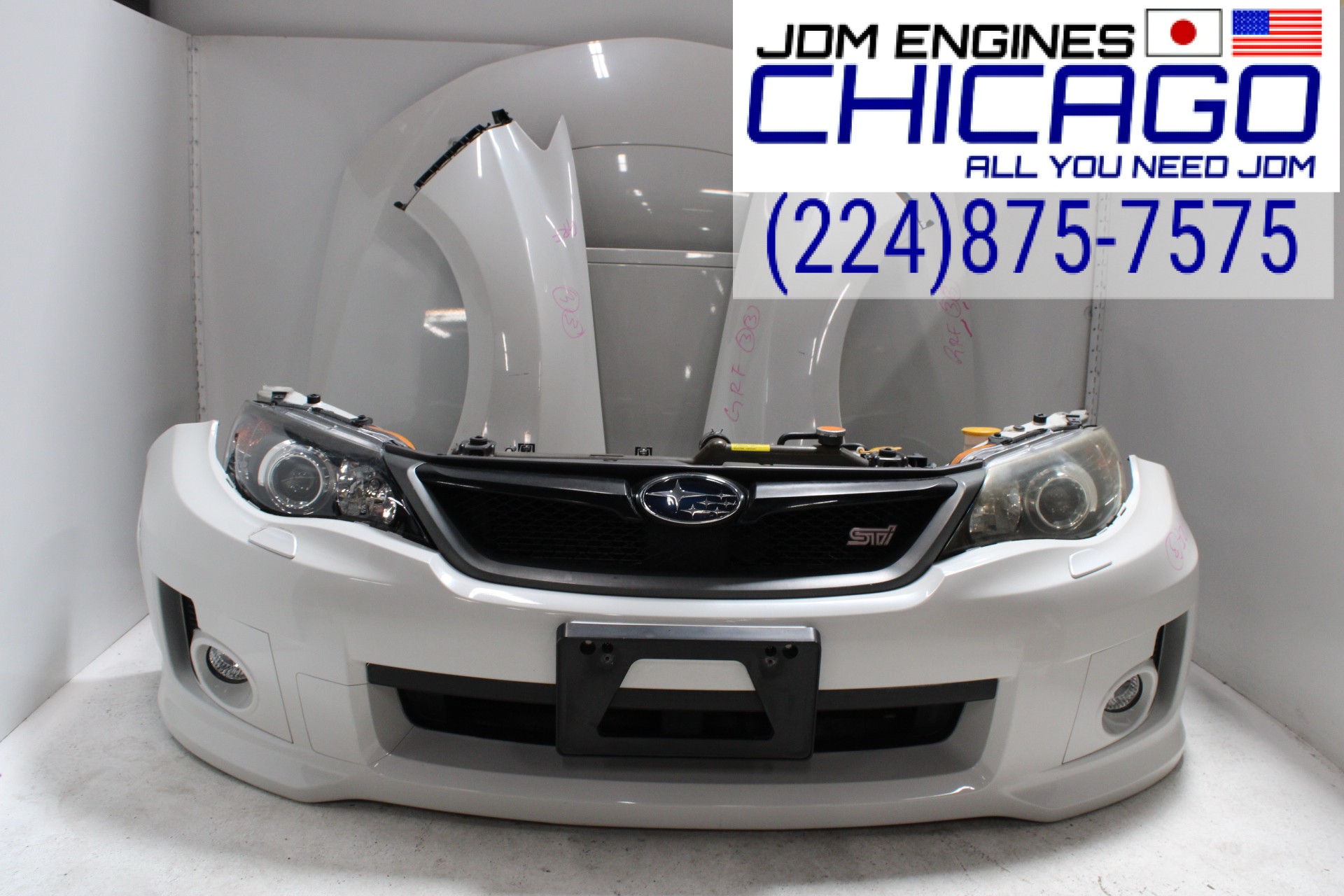 JDM 2008-2014 SUBARU IMPREZA WRX STI FRONT END NOSE CUT CONVERSION ...