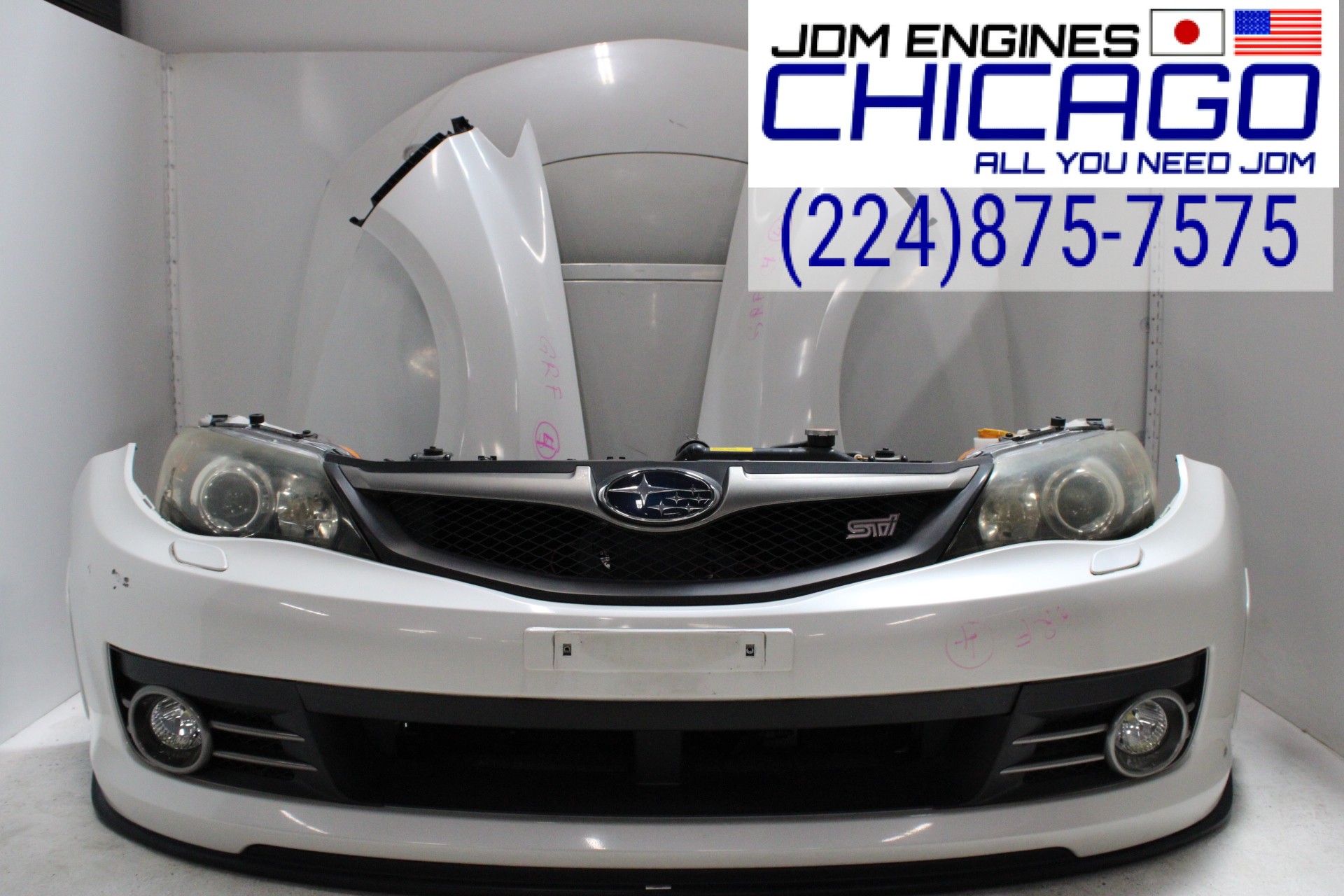 JDM 2008-2014 SUBARU IMPREZA WRX STI FRONT END NOSE CUT CONVERSION ...