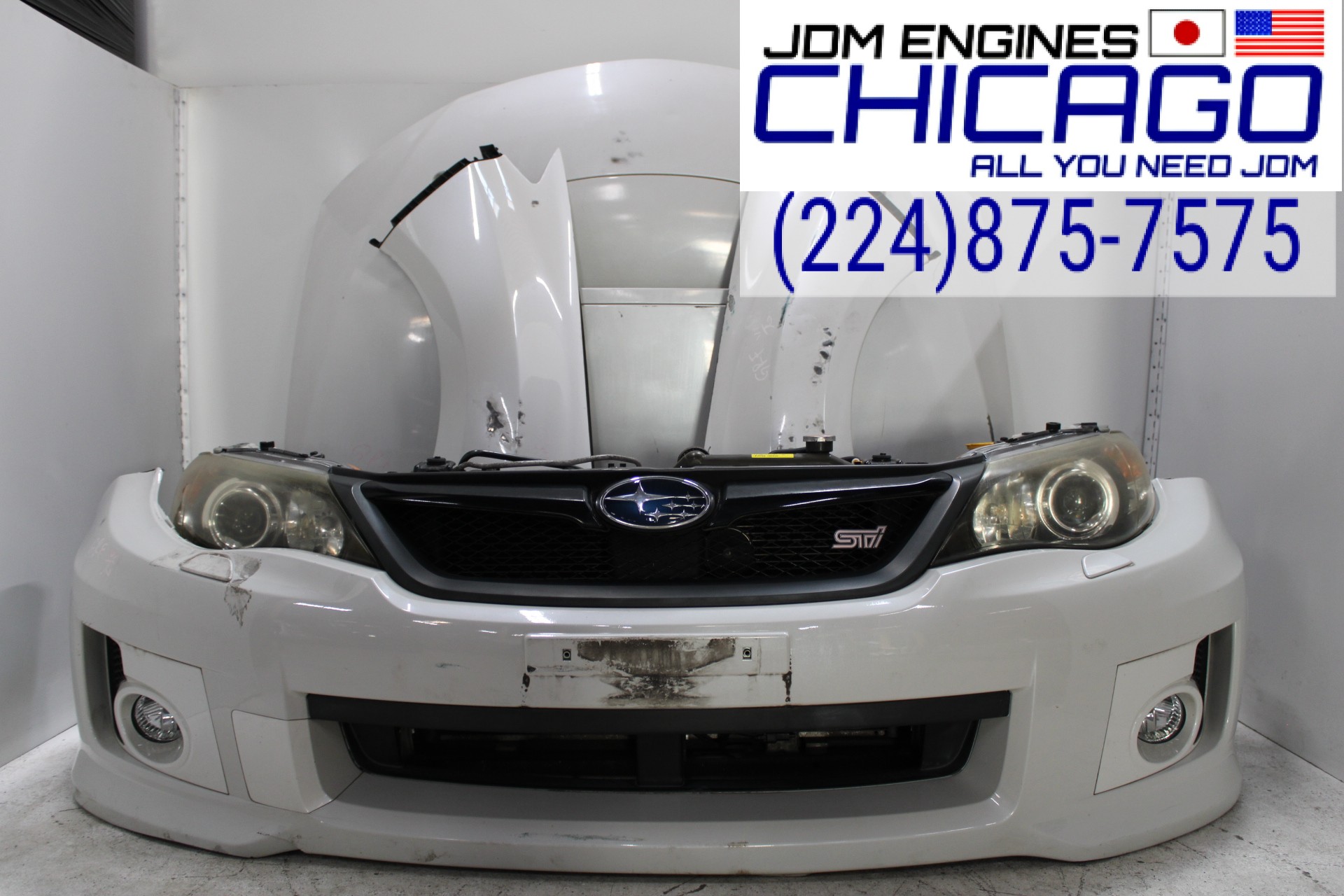 JDM 2008-2014 SUBARU IMPREZA WRX STI FRONT END NOSE CUT CONVERSION ...