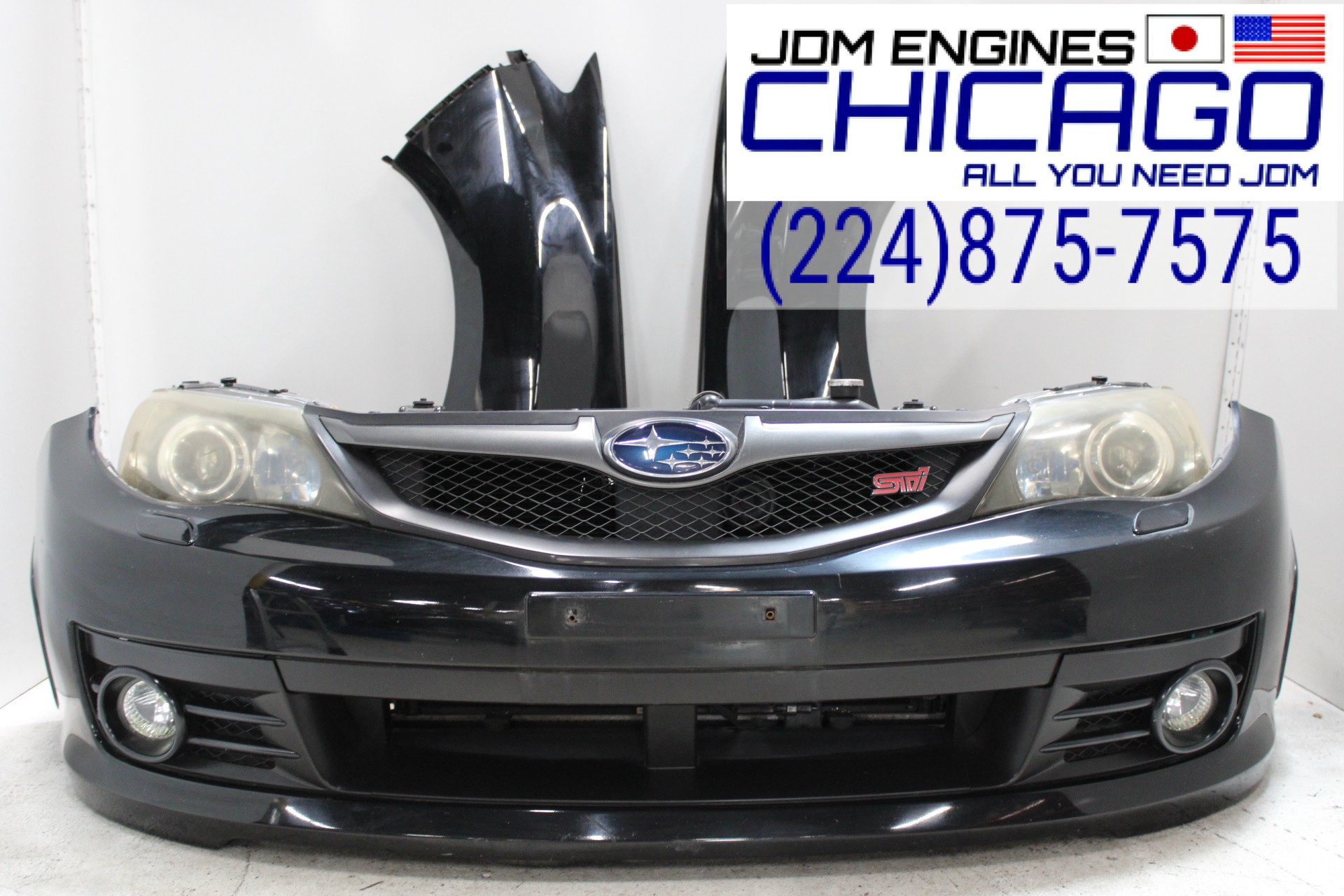 JDM 2008-2014 SUBARU IMPREZA WRX STI FRONT END NOSE CUT CONVERSION ...