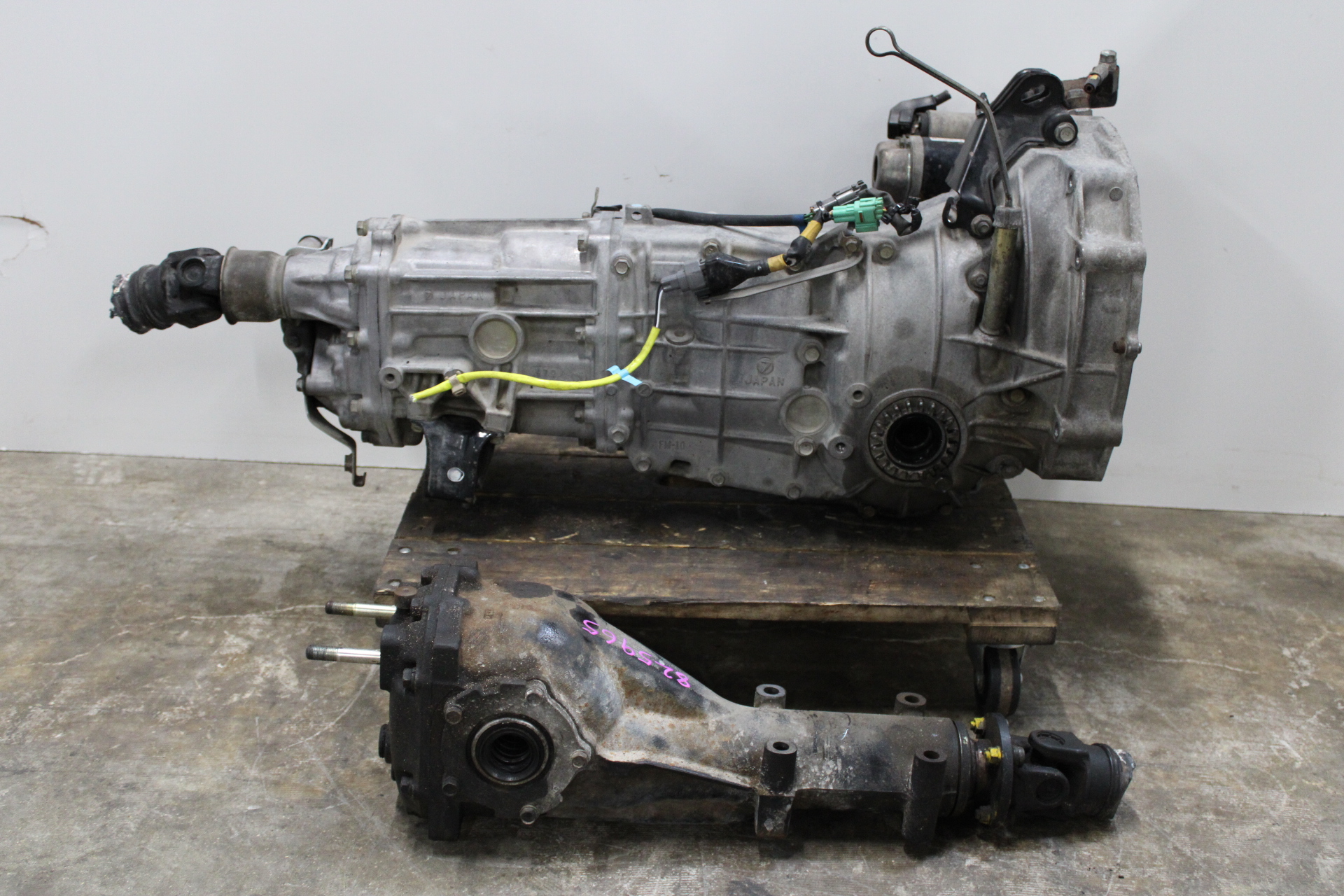 JDM 2008-2014 SUBARU IMPREZA WRX TURBO 5 SPEED AWD M/T WITH REAR DIFF ...