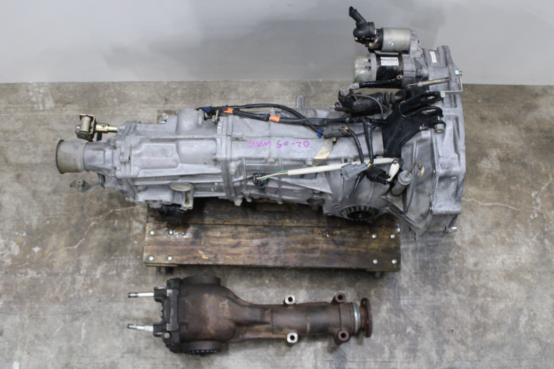 JDM 2002-2005 SUBARU IMPREZA WRX 5SPEED AWD M/T WITH REAR DIFFERENTIAL ...