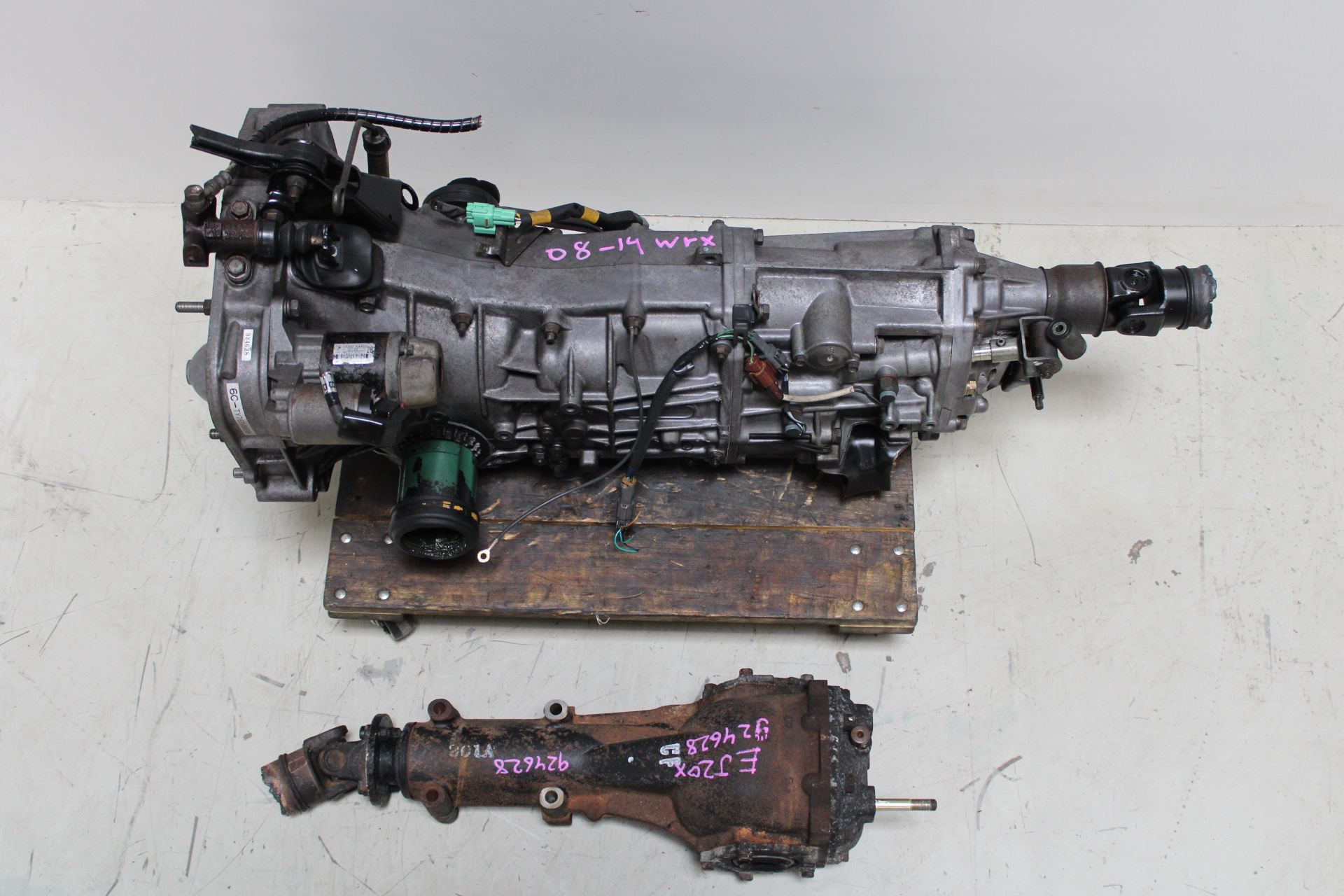 JDM 2008-2014 SUBARU IMPREZA WRX EJ20 TURBO 5 SPEED AWD M/T WITH REAR ...