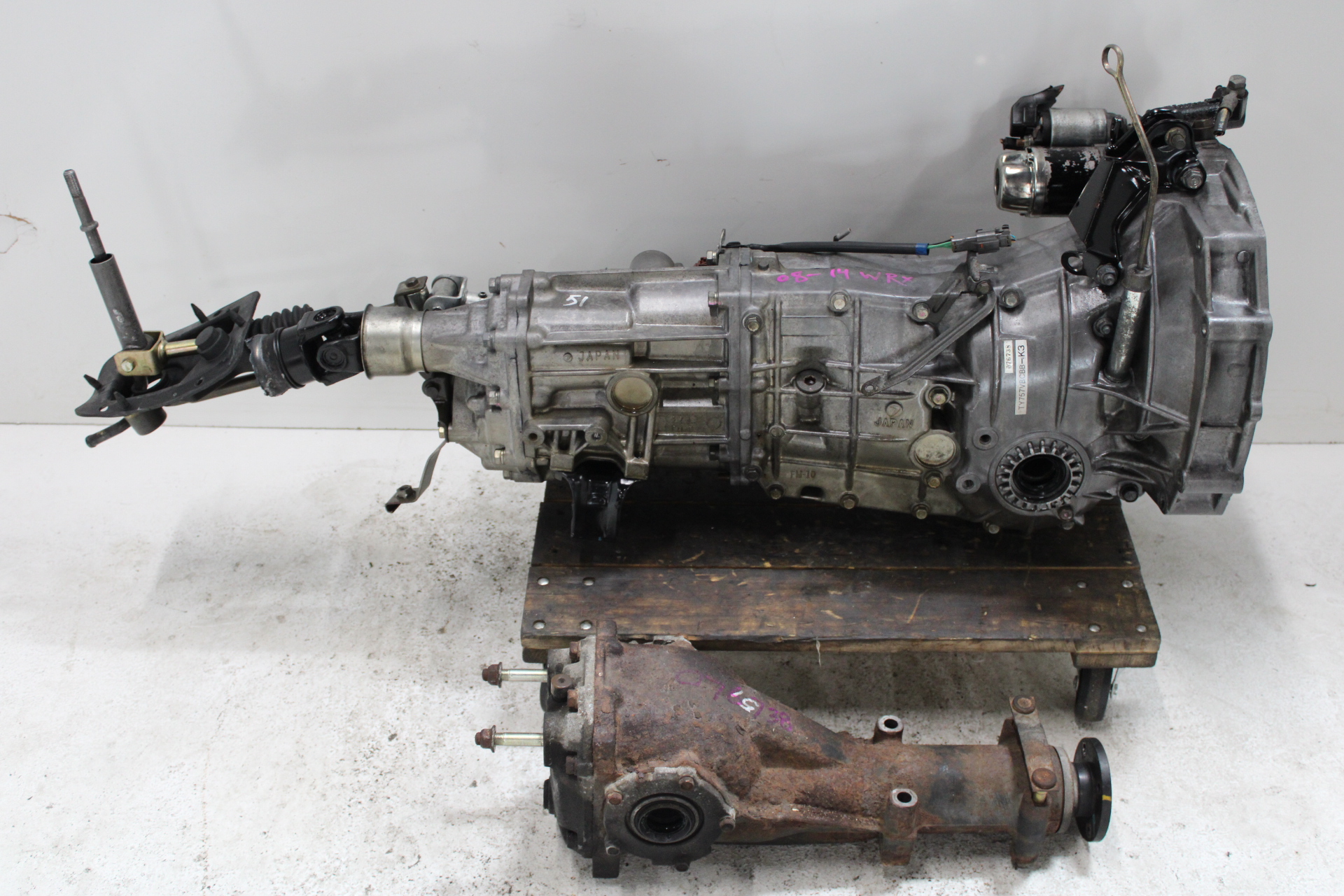 JDM 2008-2014 SUBARU IMPREZA WRX EJ20 TURBO 5 SPEED AWD M/T WITH REAR ...